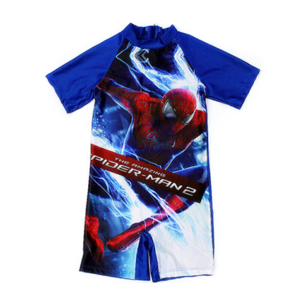 Avenger Spiderman Swimwear Kids One Piece Swimming Costume Swimsuit ...