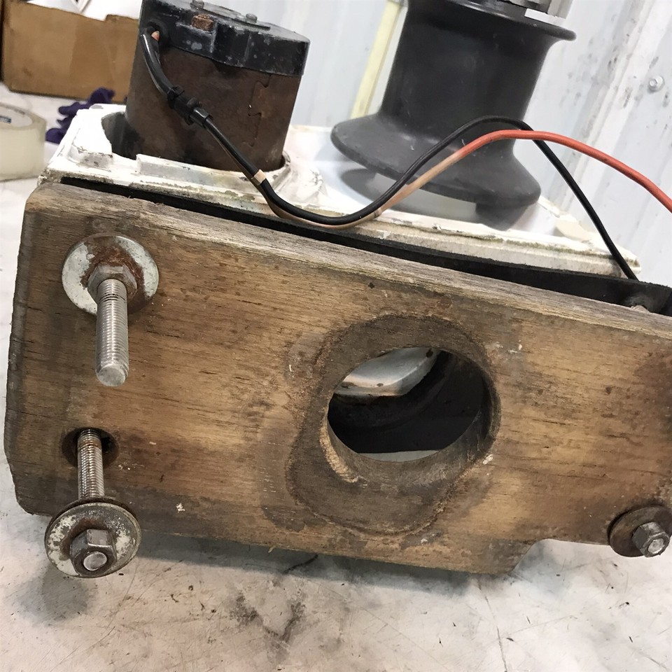 Seawolf Simpson Lawrence electric boat anchor windlass winch Klaxon | eBay
