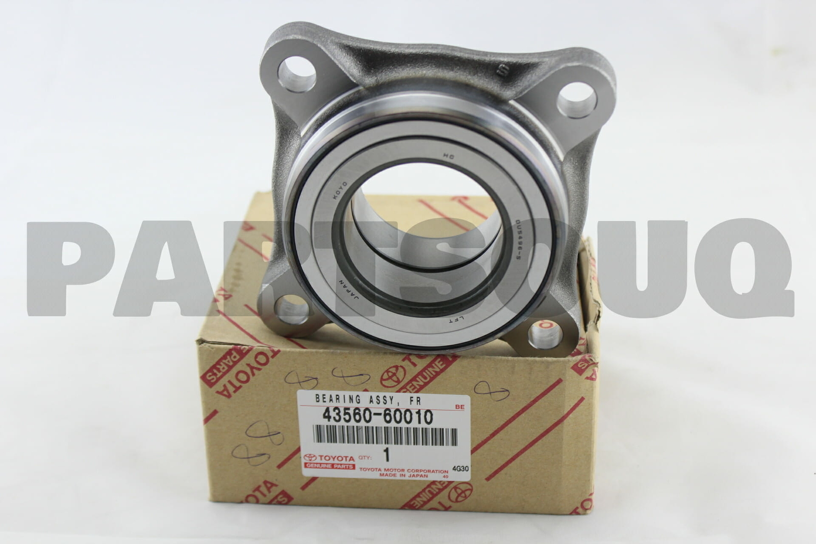 4356060010 Genuine Toyota BEARING (FOR FRONT AXLE HUB), RH/LH 43560 ...