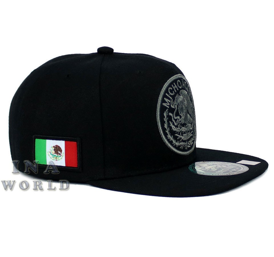 MEXICAN Hat MEXICO Federal Logo State Embroidery Snapback Flat Bill ...