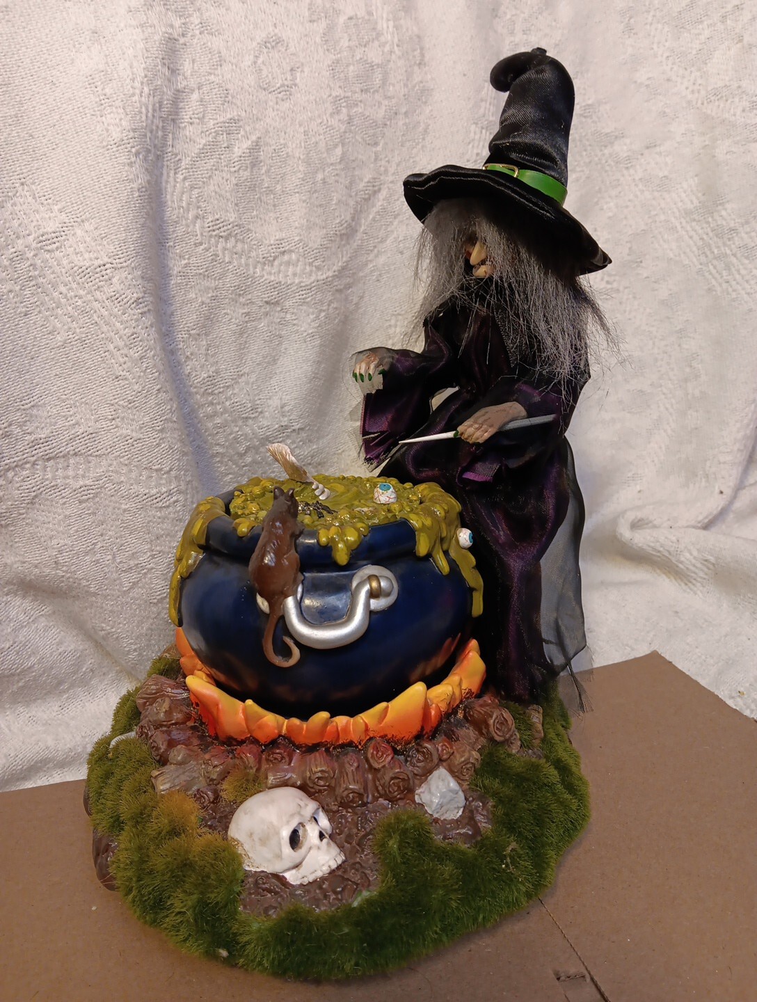12" Witch Couldron Animated Singing Monster Mash Working Vintage PEAKTOP | eBay