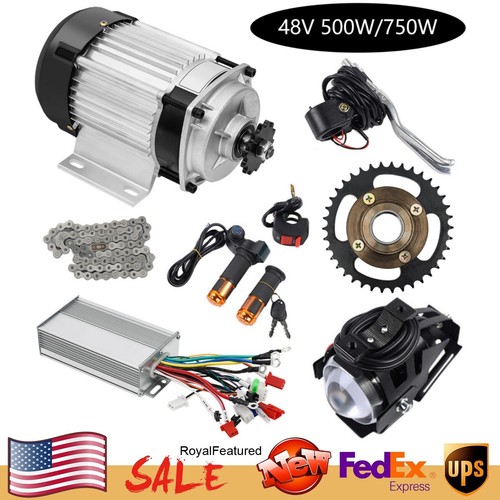 New 48V 750W Electric 3-wheel Bike Brushless Motor Kit For Adults ...