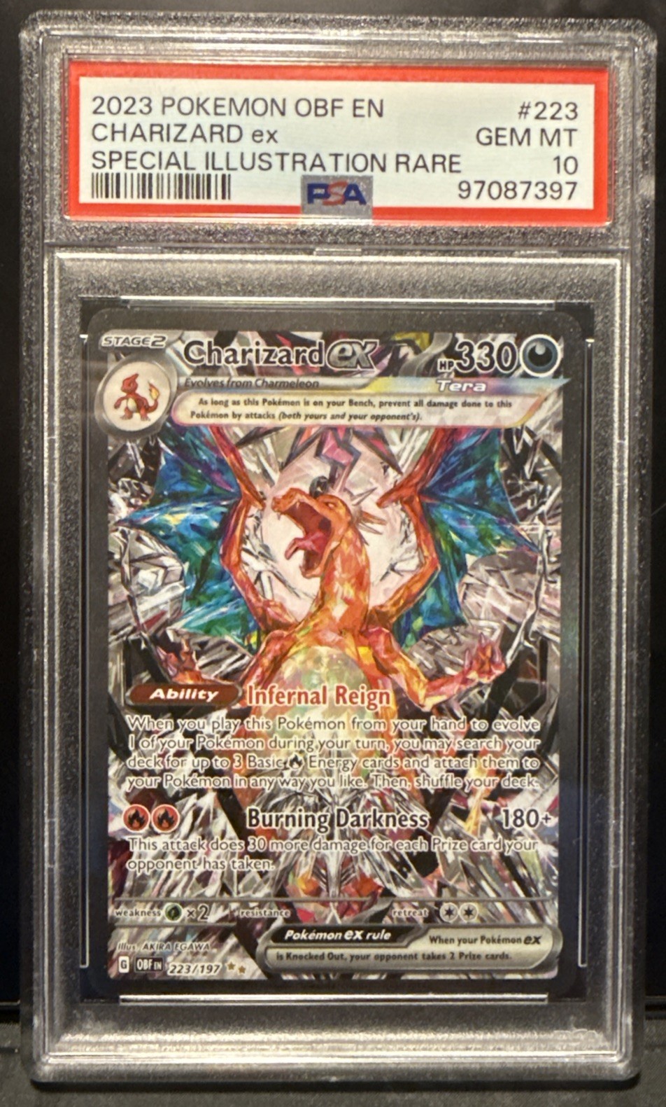 Charizard EX 2023 Scarlet & Violet: Obsidian Flames #223/197 Special ...