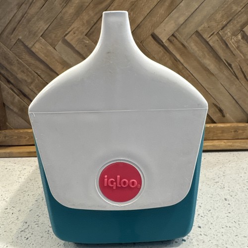 Retro Mini Mate Igloo Teal & Neon Pink Small Cooler | eBay