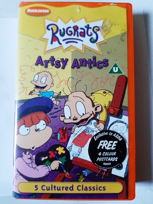 Rugrats - Artsy Antics (VHS, 2001) Video children's with 4 colour ...