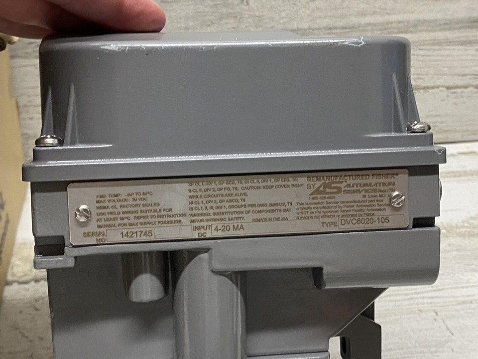 FISHER DVC6020 Valve Positioner DVC6020-105 Pre Owned Nice | eBay