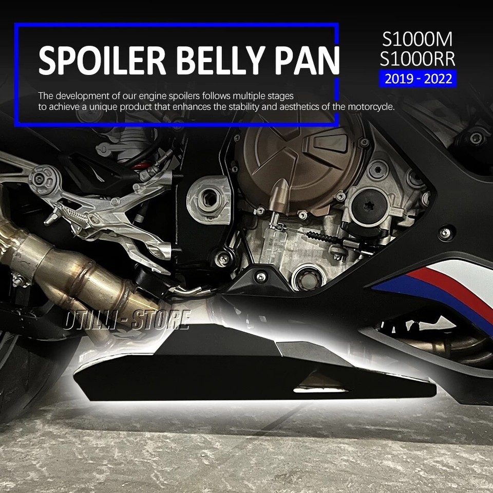 For BMW M1000RR S1000RR motorcycle belly chassis lower engine spoiler ...
