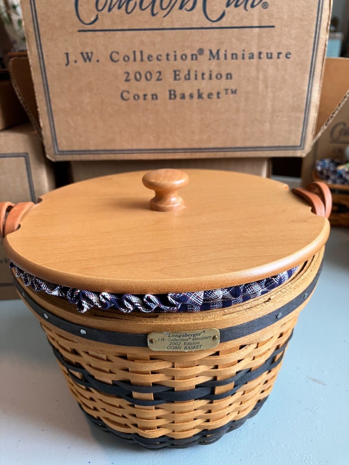 14 Longaberger Collectors Club JW Miniature Baskets Display Only! 12 ...