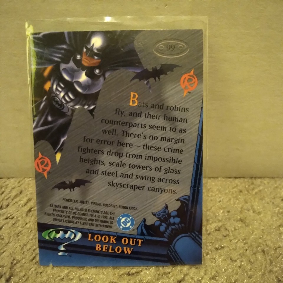 Batman Forever Metal Foil Base Card #99 Val Kilmer as Batman | eBay