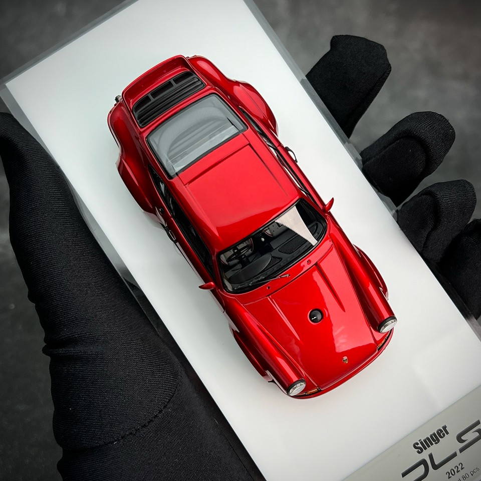 Make Up 1:43 Porsche Singer DLS 2022 Candy Red Limited Diecast Car ...