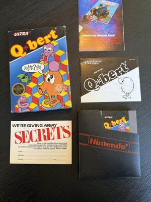 Qbert (Nintendo Entertainment System, 1989) NES Complete CIB with ...