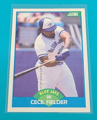 1989 Score #120 Cecil Fielder Toronto Blue Jays Baseball Card P3 | eBay