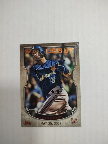 2016 Topps MLB Debut Bronze Ryan Braun #MLBD-2 (PWE)(03) | eBay