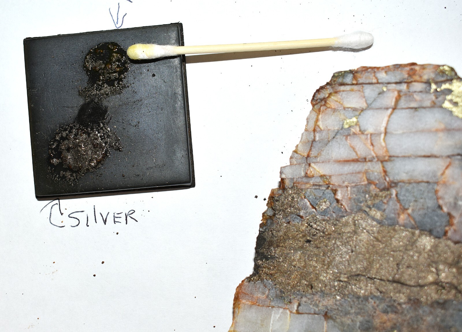 Gold Silver Quartz Ore 1800s Ore Knob Copper Mine North Carolina ...