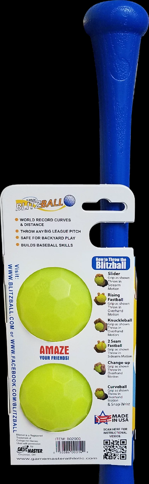 Blitzball Plastic Bat And Ball Combo Set (2 Balls) | eBay