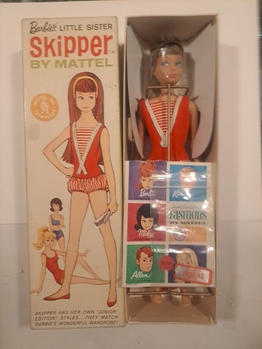 Vintage 1960's Barbies Little Sister SKIPPER DOLL Original w/ Box 0950 ...