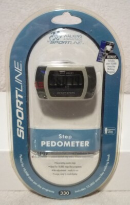 SPORTLINE STEP PEDOMETER ~ MODEL WV3474BK ~ FACTORY SEALED! | eBay