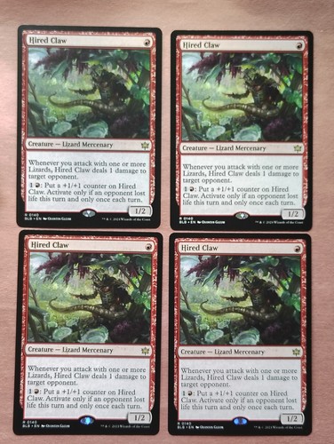 4x Hired Claw **NEAR MINT** **UNPLAYED** MTG | eBay