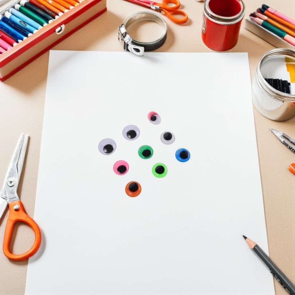 1680 Pcs Movable Googly Eyes: Self Adhesive Googly Wiggle Eyes for DIY ...