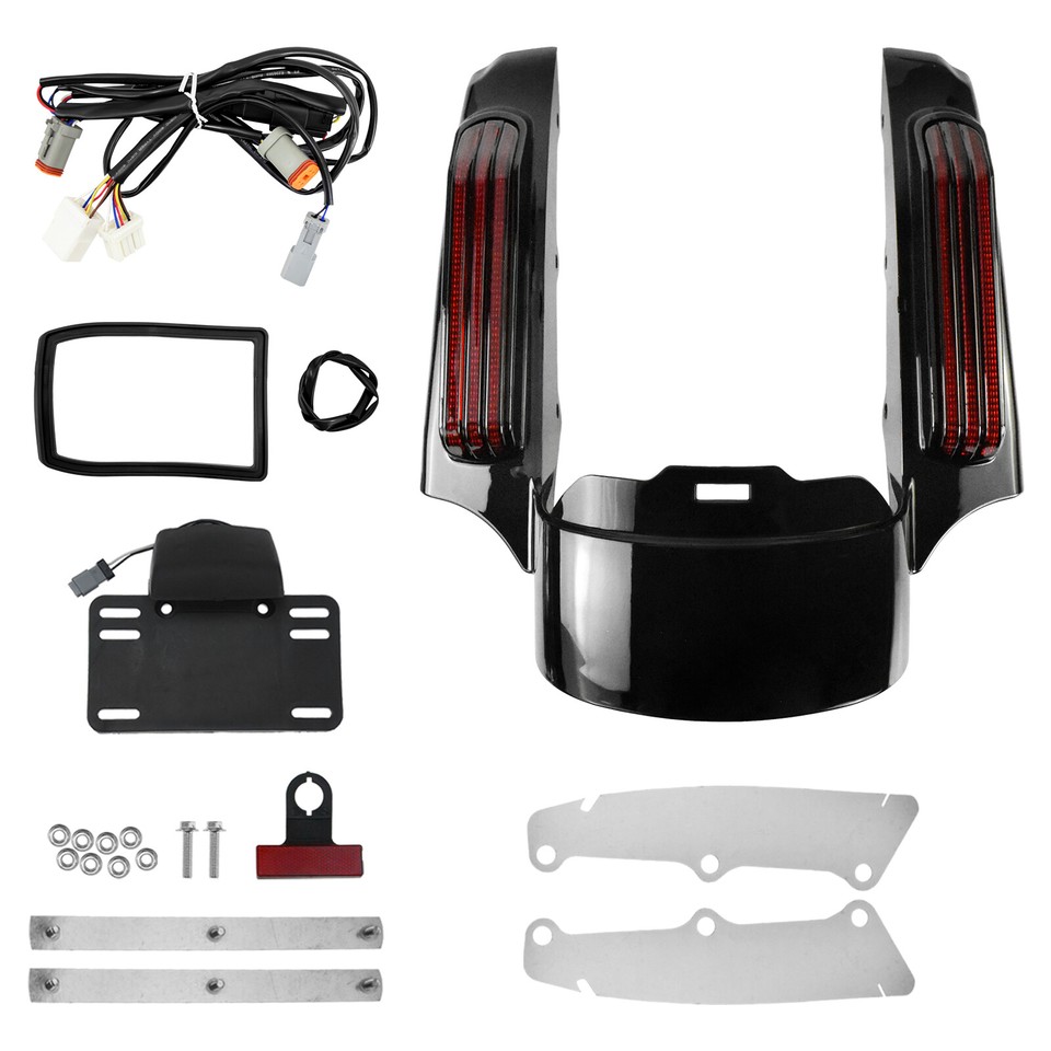 Rear Fender Stretched Fascia LED Light For Harley Electra Road Glide ...