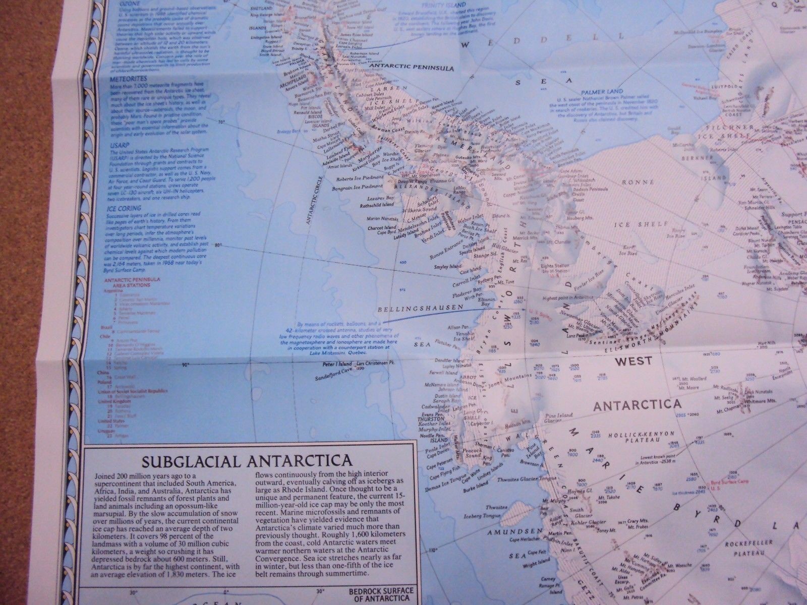 National Geographic Magazine April 1987 Map Pinnipeds Around The World ...