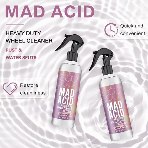 3X Mad Acid- Heavy-Duty Wheel Cleaner, Water Spot Remover for Cars ...