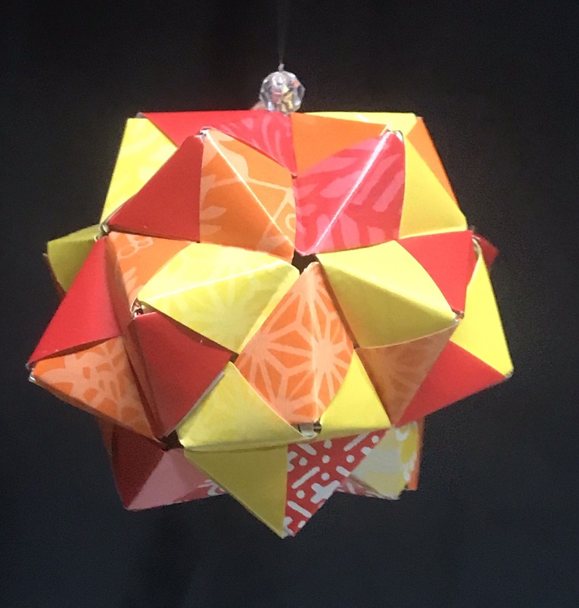 Origami Modular Spike Ball 90 Unit Sonobe Ball Assembly – Luck Paper