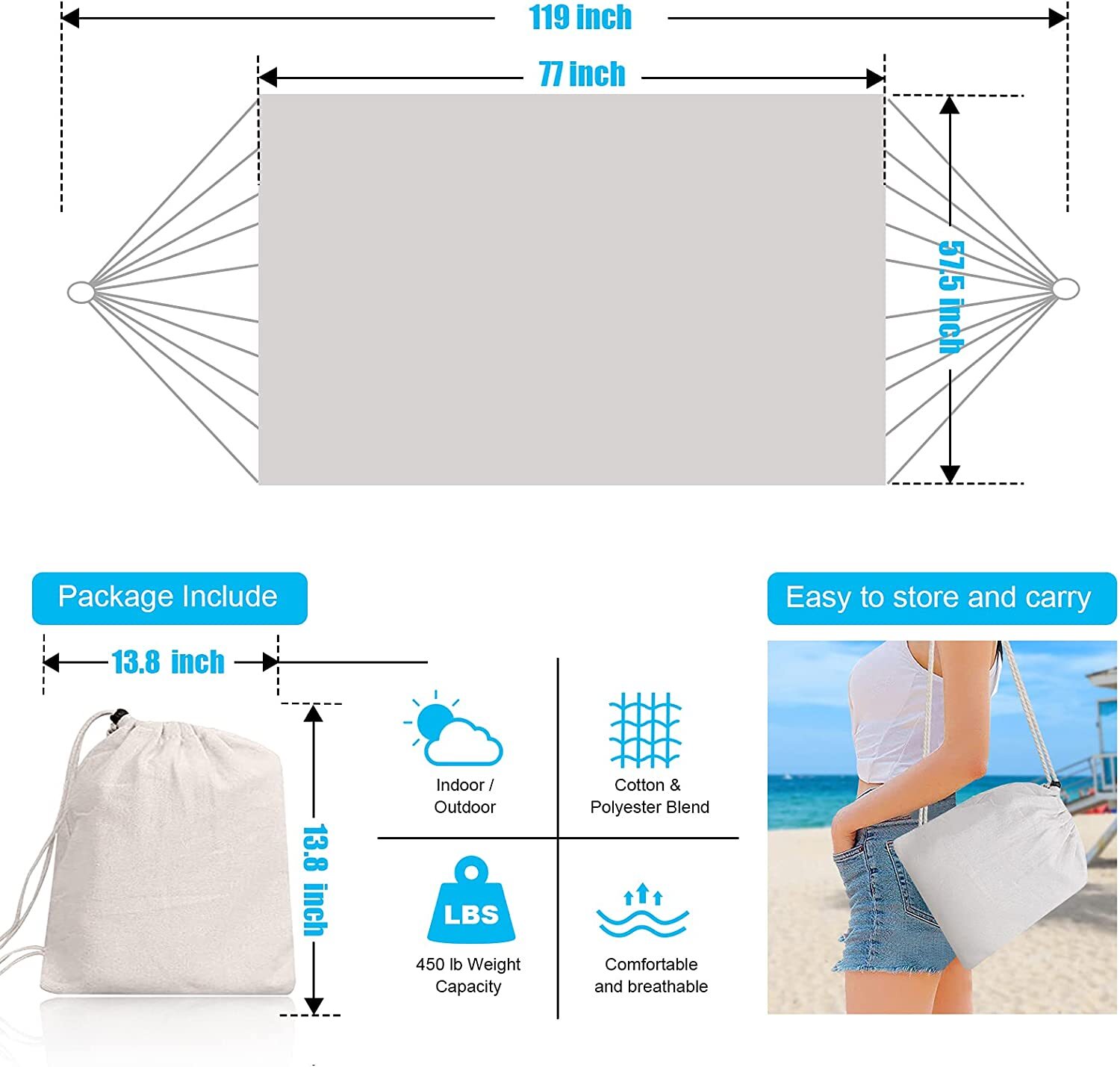 Hamacas de patio mexicanas para casa mexicana camping de algodon lona ...