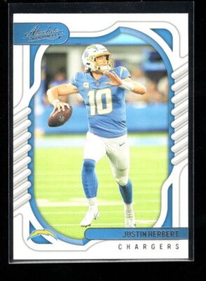 2022 Panini Absolute #87 Justin Herbert Base MINT, Free Shipping | eBay