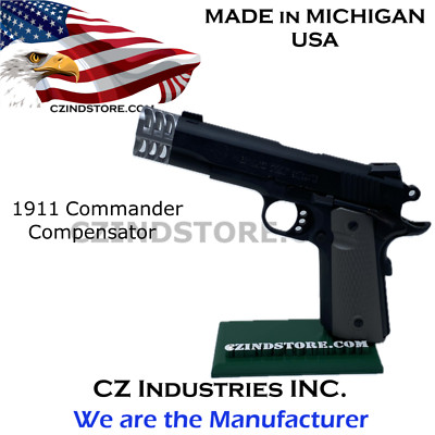 1911 SS Commander Compensator Brake - Muzzle Brake - Upper/lower slots ...