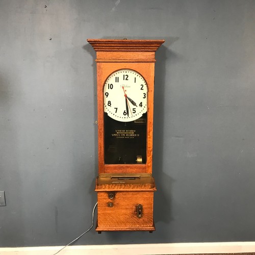 Rare W. H. Bundy Time Recorder Clock | eBay