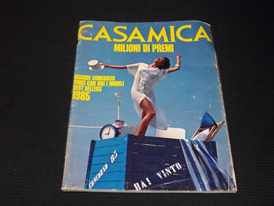 1985 JULY 23 AMICA MAGAZINE - VINTAGE FASHION PAGES ITALIAN TEXT ISSUE ...