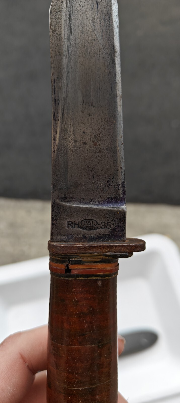 Original WW2 US Navy USN Nord Mark 1 Utility/Fighting Knife W/ Scabbard ...