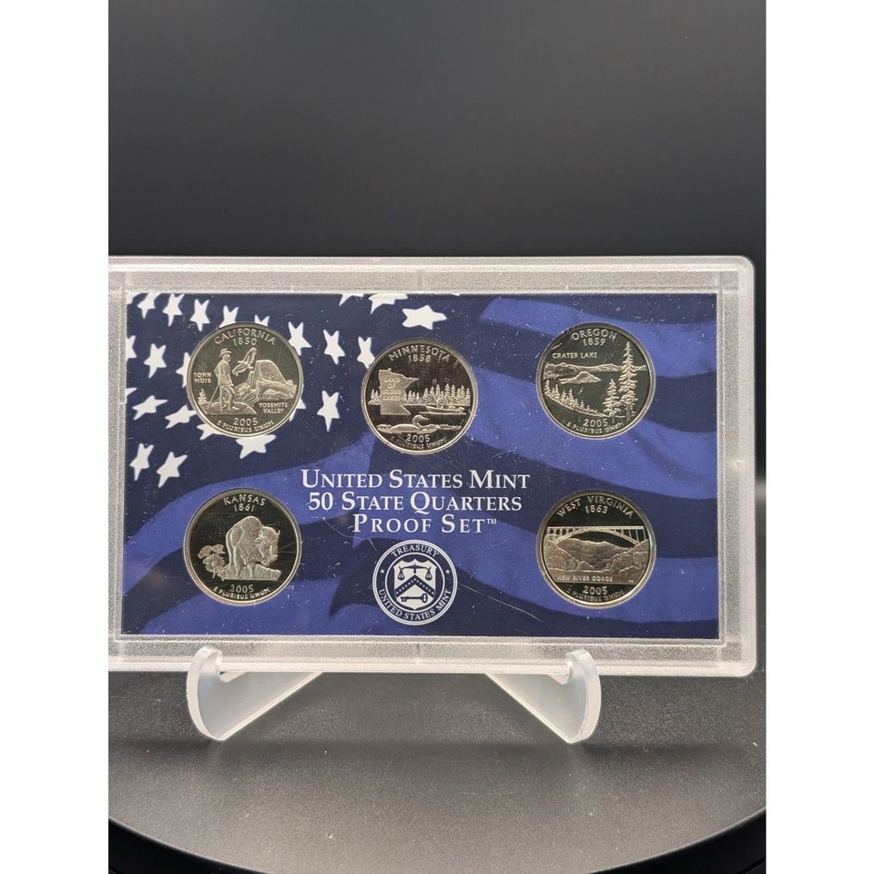 2005 U.S. Mint 50 State Quarters Proof Set – No Box or COA | eBay