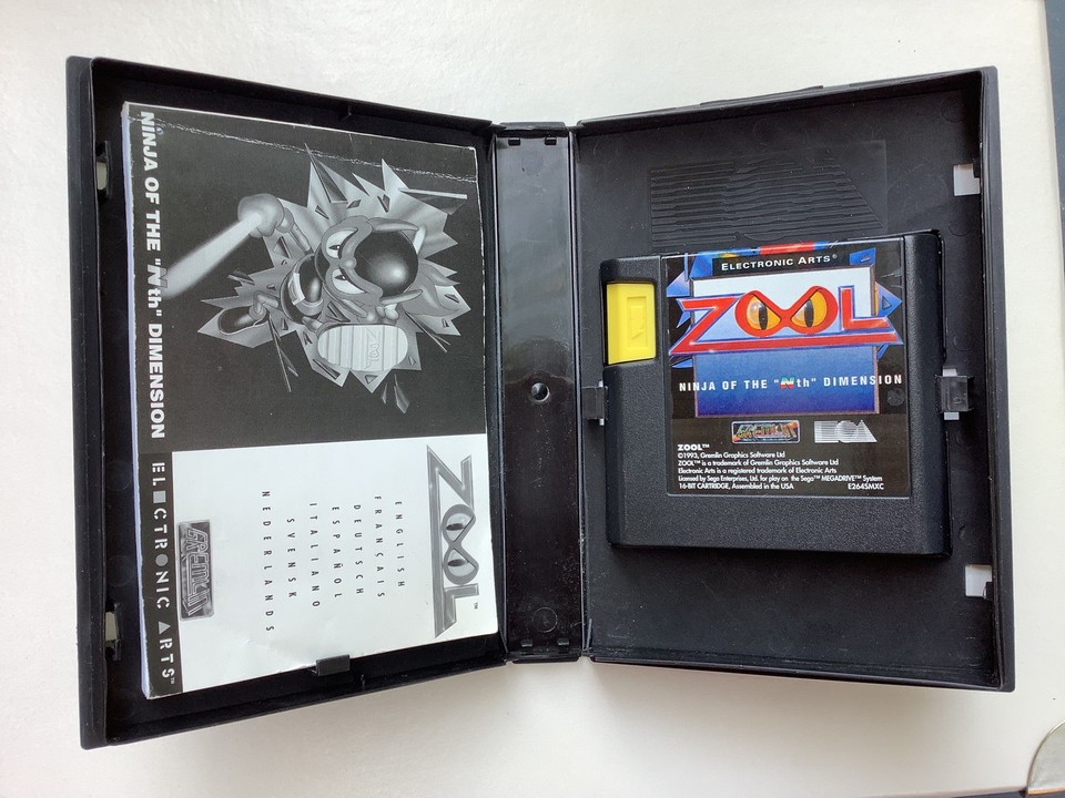 saga Mega Drive- Zool: Ninja of the Nth Dimension 1993. COMPLETE IN BOX ...