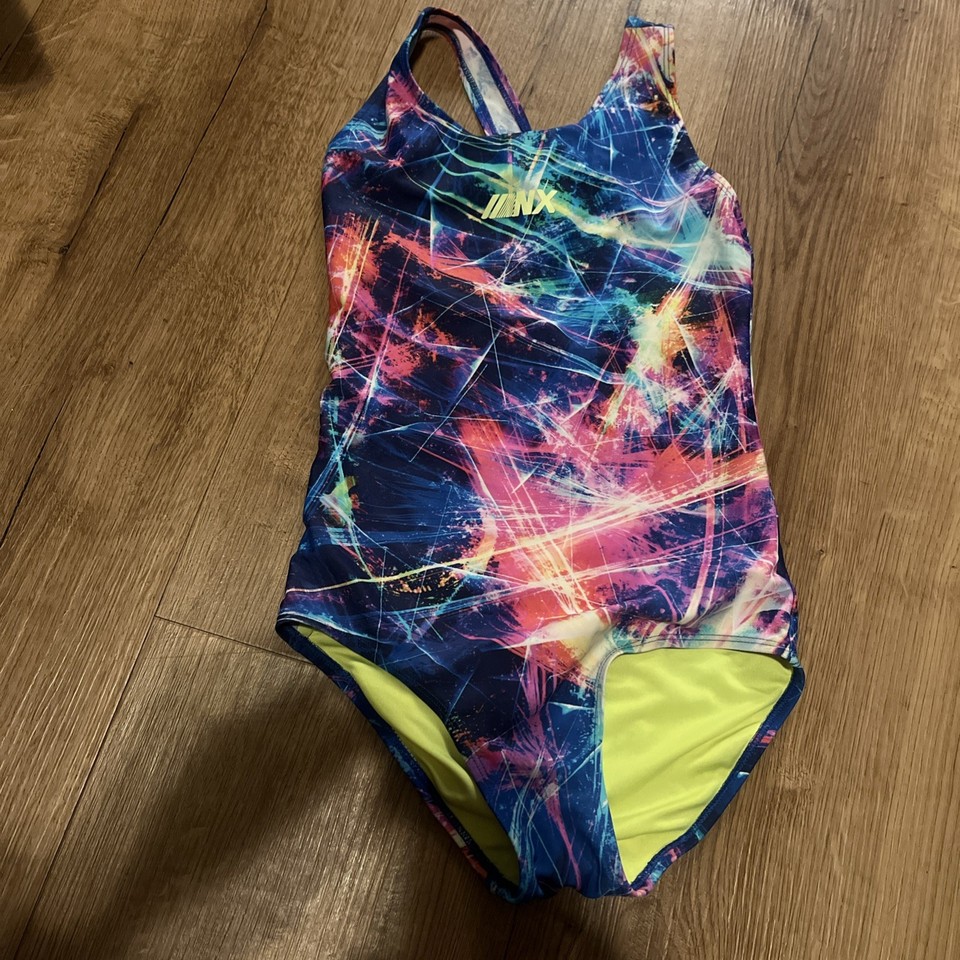 Next Girls Swimming Costume Age 9 Great Condition Multicoloured | eBay UK