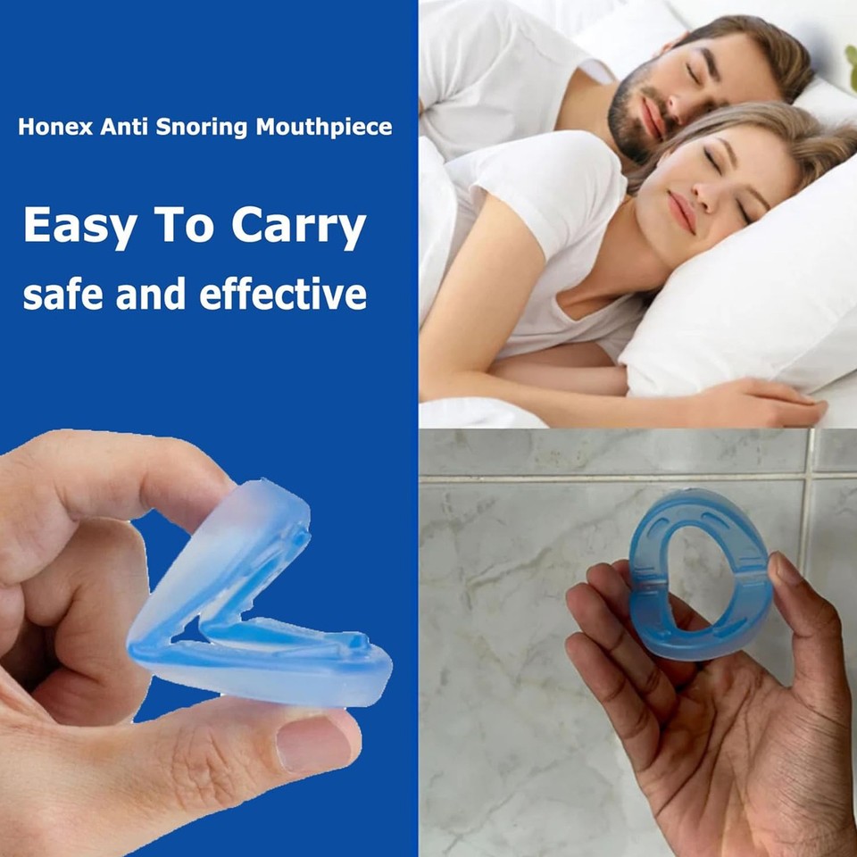 Honex Anti Snoring Mouthpiece Reduce Snoring Aid, Snore Solution for ...