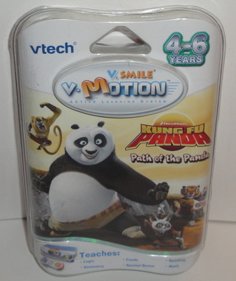vtech V MOTION Kung Fu Panda Ages 4-6 Interactive E-Reading Path of the ...