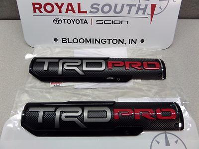 Toyota Tacoma 2017 - 2021 TRD PRO Door Emblems Genuine OEM OE | eBay
