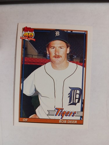 1991 Topps Traded Bright Back Two Star 30T Rob Deer | eBay