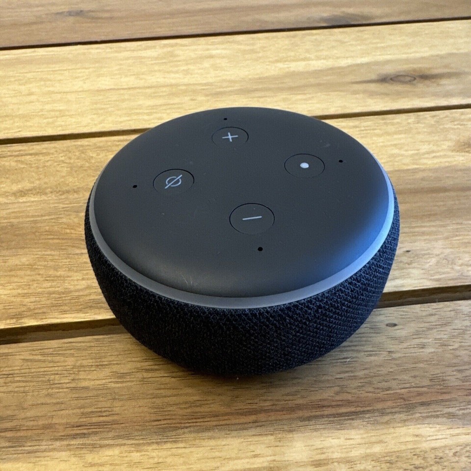 Amazon Echo Dot Black (3rd Generation) Smart Speaker with Alexa | eBay