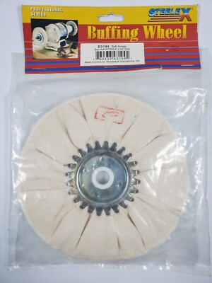 Steelex D3194 Buffing Wheel Soft Airway 6" Bias Buff-WT 5/8" hole | eBay