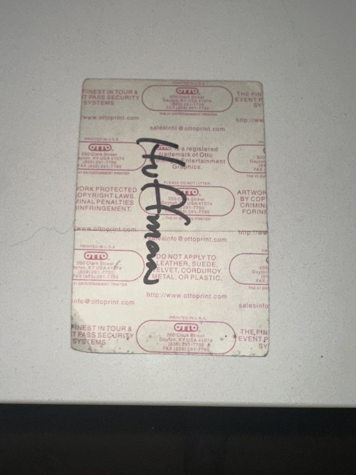 6/19/04 Tracy Lawrence Country Music Concert Crew Sticker Ticket Stub ...