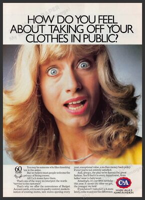 C&A UK Retail Clothing Stores 1980s Print Advertisement Ad 1982 | eBay