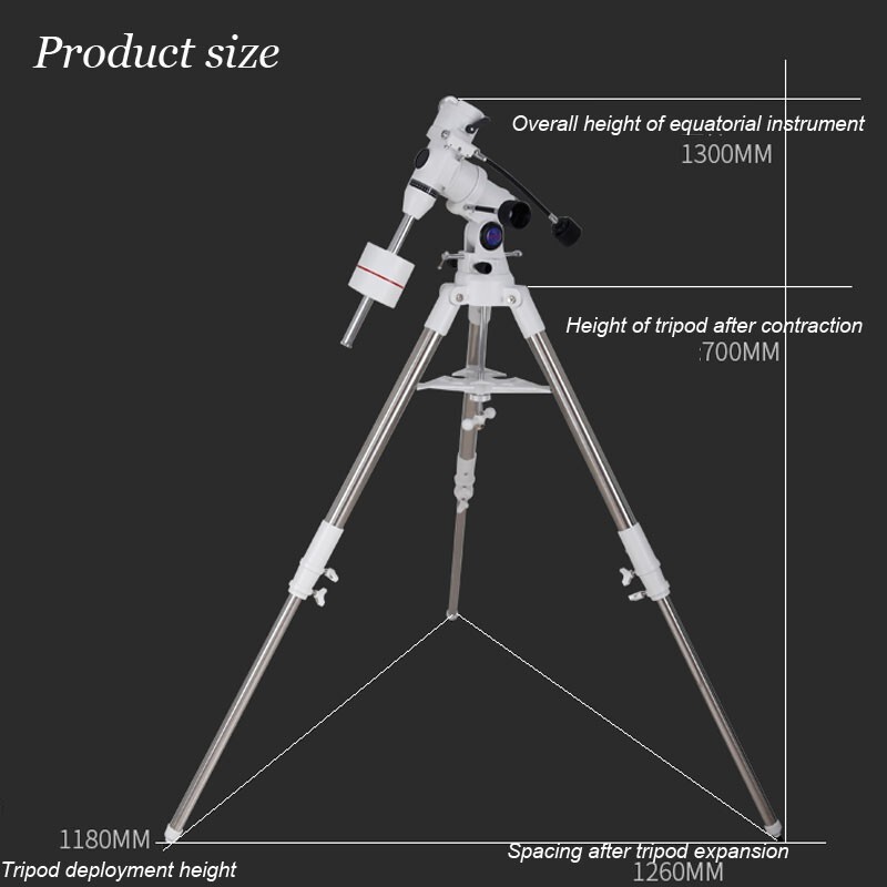 EXOS-1 (EQ3D) Telescope Equatorial Mount with 1.5'' steel foot stand EQ ...