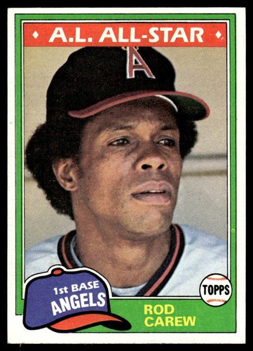 1981 Topps Rod Carew #100 California Angels Baseball Card | eBay