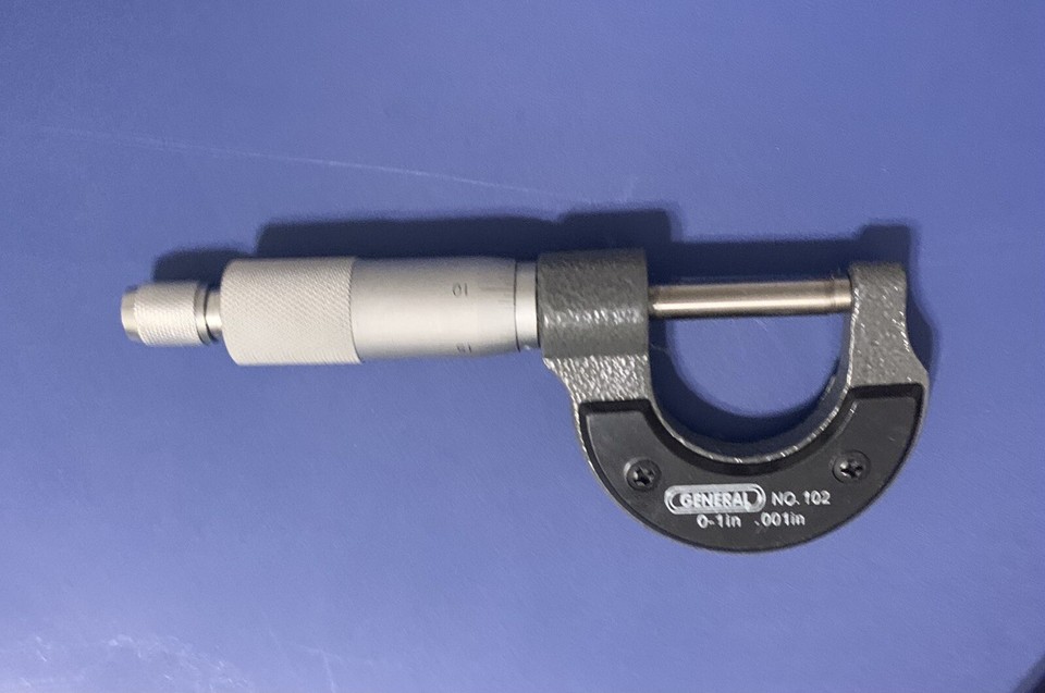 General Tool Co. Cincinnati, OH Micrometer One Inch, .001" gradients ...