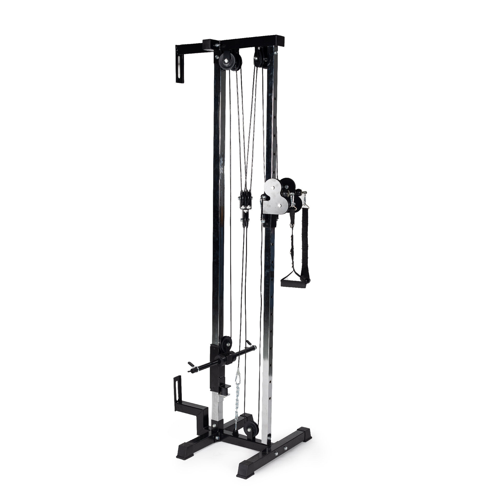 Titan Fitness Short Wall Mounted Pulley Tower V3, Rated 350 LB, 80.5in ...