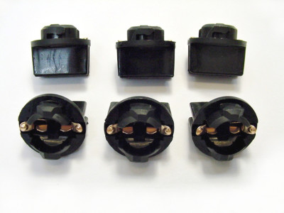 6 Instrument Panel 1/2" Twist In Sockets Cluster Light Bulb Dashboard ...