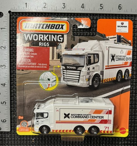 Matchbox Working Rigs Scania Tactical Command Center 2024 | eBay